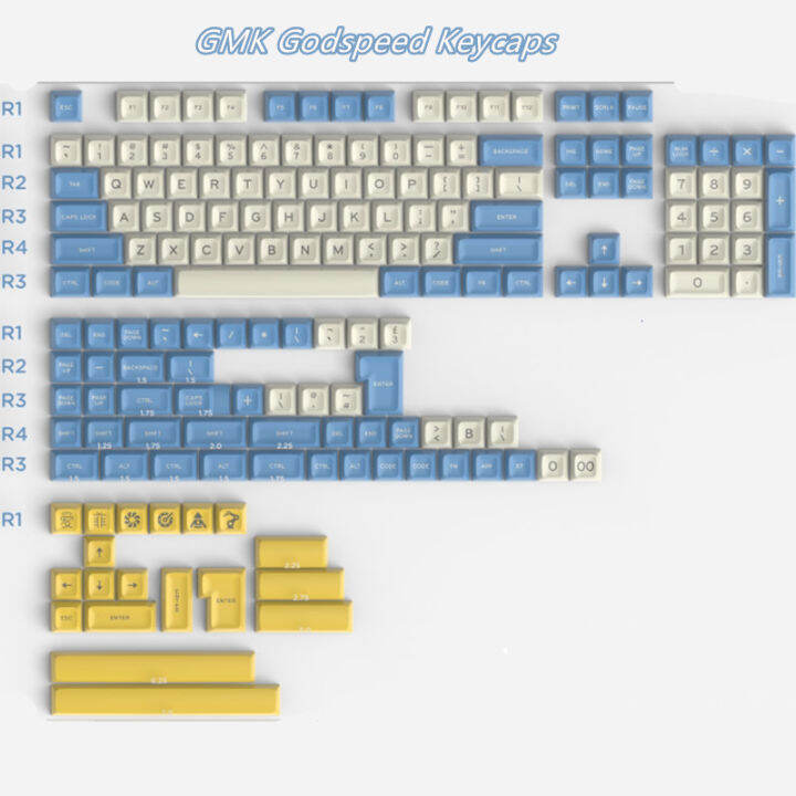 SA Profile GMK Godspeed ABS Keycap 172 Keys Full Set For DIY Mechanical ...