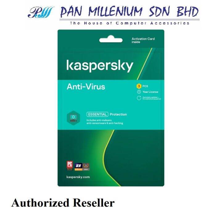 Kaspersky Antivirus 3 User | Lazada