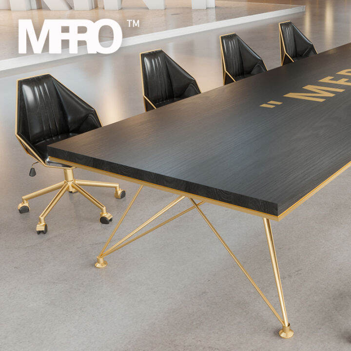 Modern minimalist conference tables and chairs combined with solid wood ...