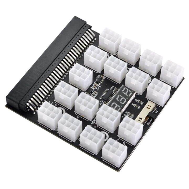 17 Ports 6Pin Power Supply Breakout Board 12V for HP Server PSU GPU PC ...