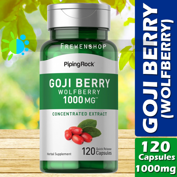GOJI BERRY WOLFBERRY EXTRACT 1000mg x 120 Capsules Lycium Barbarum ...