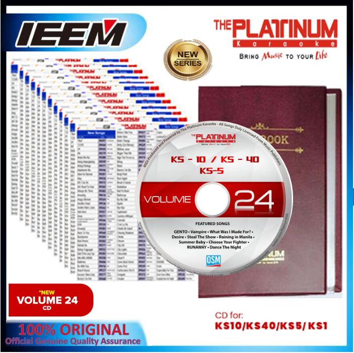 Updated 2023 CD and Songbook - Platinum KS-5 Junior Lite & KS10 Junior 2 volume 24 | Lazada PH