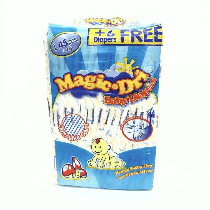 Magic-Dri Baby Diaper Large 45's | Lazada PH