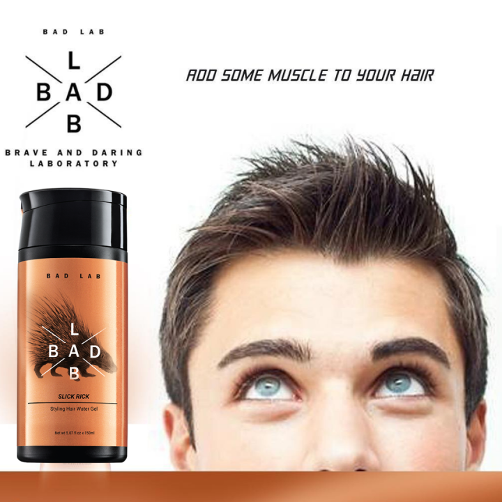 BadLab Slick Rick Styling Hair Water Gel 150ml Halal Gel Air Gaya ...
