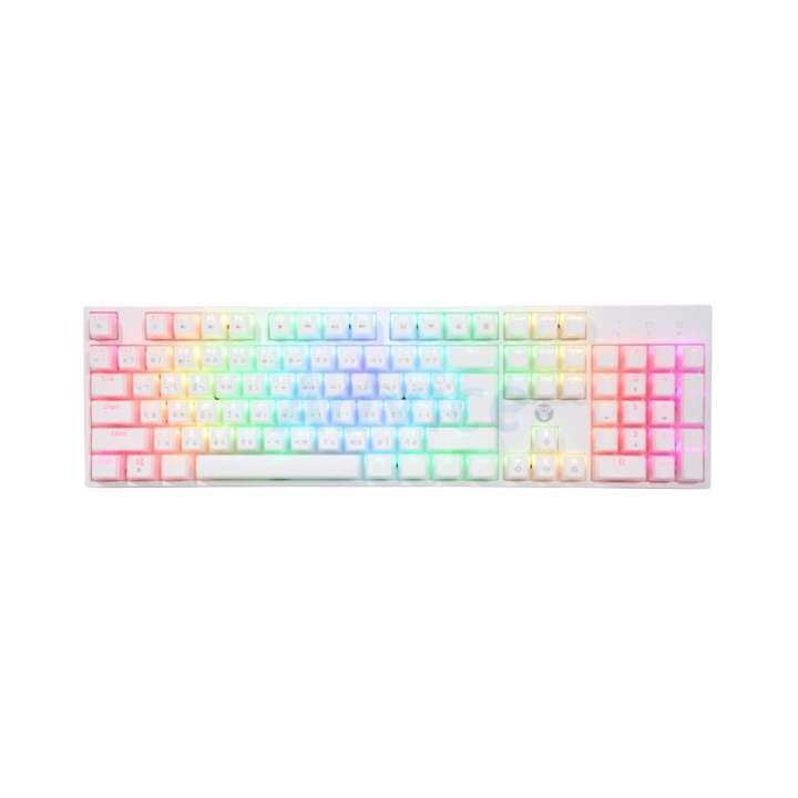 KEYBOARD FANTECH MK887 WHITE - BLUE-SWITCH | Lazada.co.th