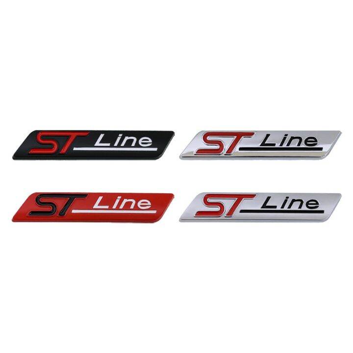 Metal STline logo Door side sticker for FORD Escape ST LINE rear badge ...