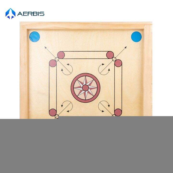 GZQ748 Carrom Board Game Board Round Burr-Free Wood Board Two-Player ...