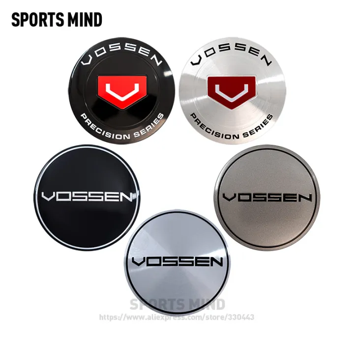 4PCSlot 65MM VOSSEN PRECISION SERIES Car Wheel Center Hub Cap Sticker ...