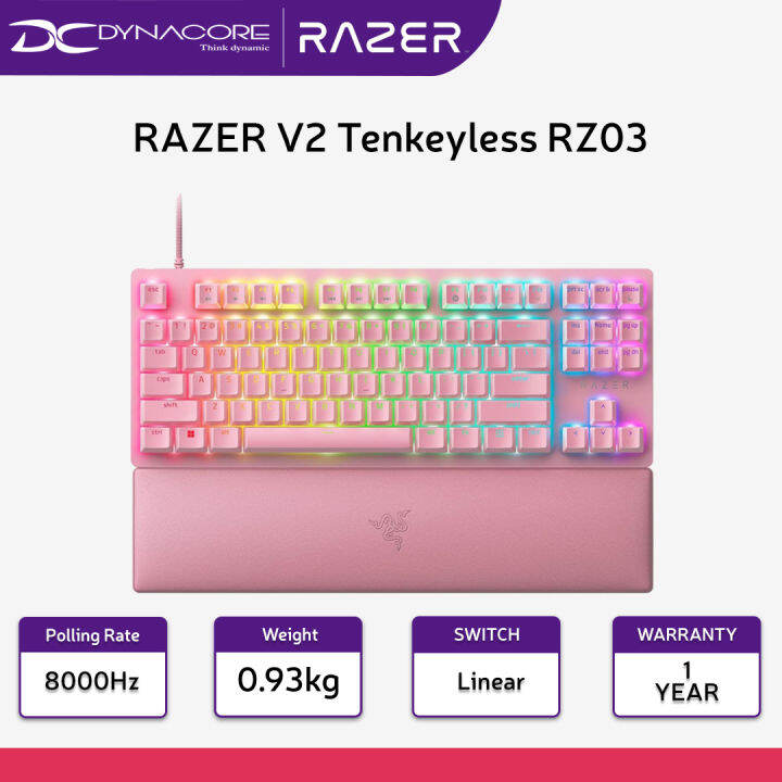 Razer Huntsman V2 Tenkeyless Optical Gaming Keyboard - Linear Switch ...