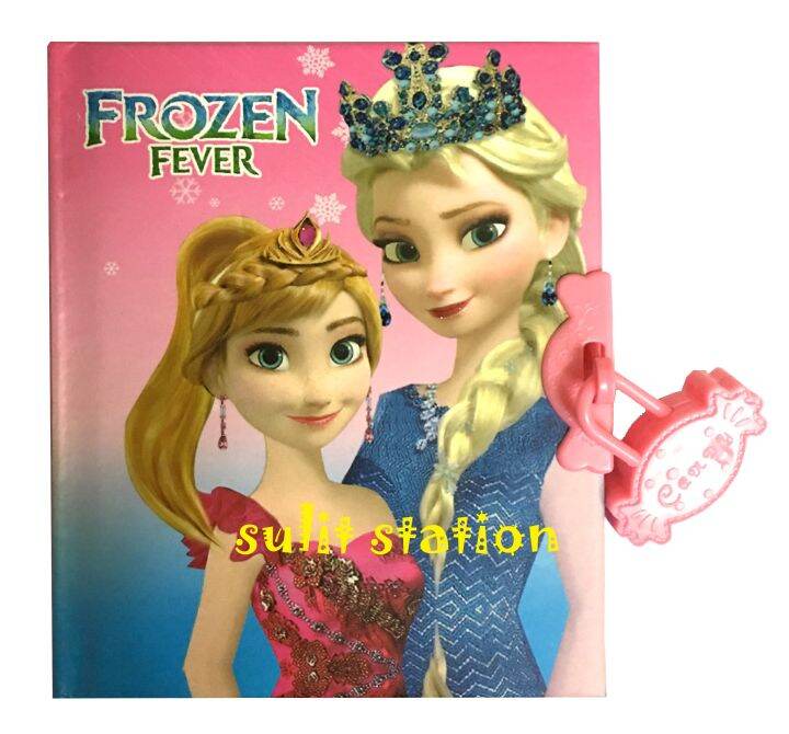 FROZEN ELSA ANNA CHARACTER KEEP SECRET DIARY NOTEBOOK NOTEPAD PAD with ...