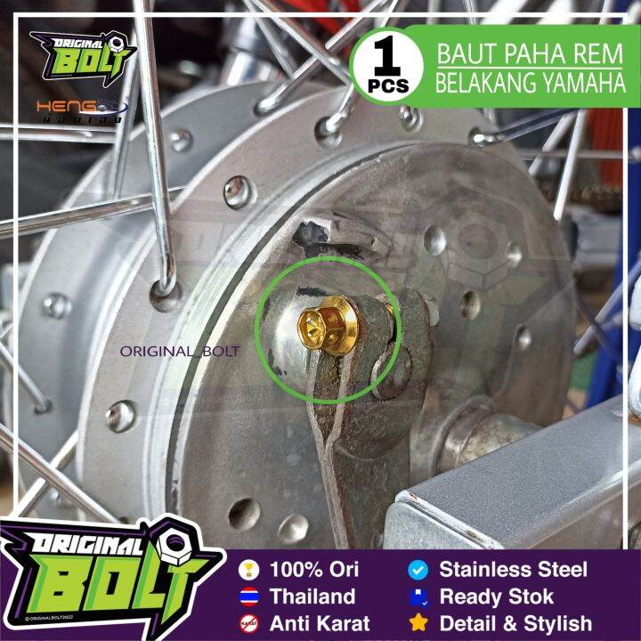 Baut Probolt Paha Rem Belakang Jupiter Z Vega R Stainless Heng King Nut ...