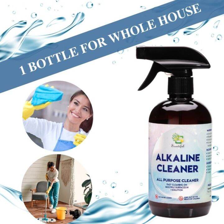 Alkaline Cleaner | 1 Bottle For Whole House | All Purpose Cleaner ...