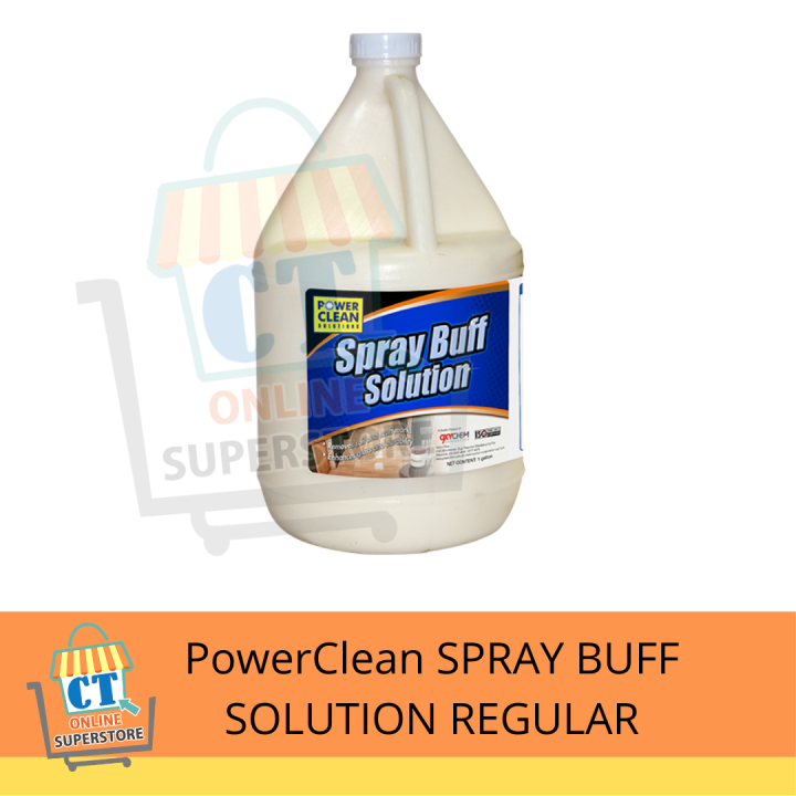 PowerClean Spray Buff Solution Regular 1 Gallon | Lazada PH
