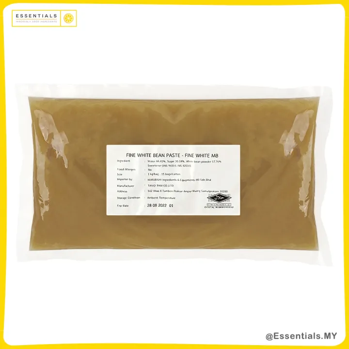 Premium Fine White Bean Paste [1KG] | HALAL | Lazada