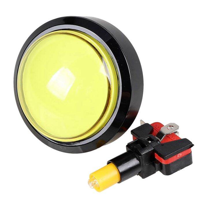 25X Arcade Buttons 60mm Dome 2.36 Inch LED Push Button with Micro ...