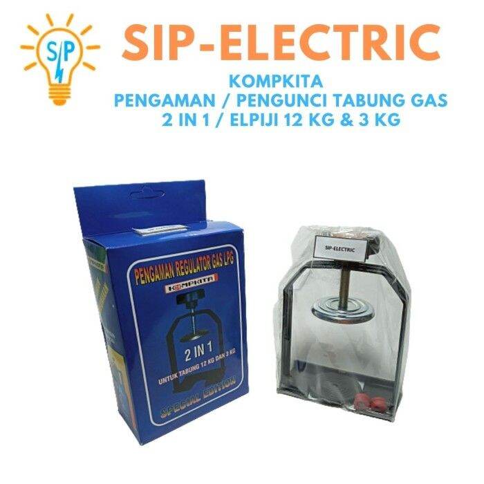 KOMPKITA PENGAMAN / PENGUNCI TABUNG GAS 2 IN 1 / ELPIJI 12 KG & 3 KG | Lazada Indonesia