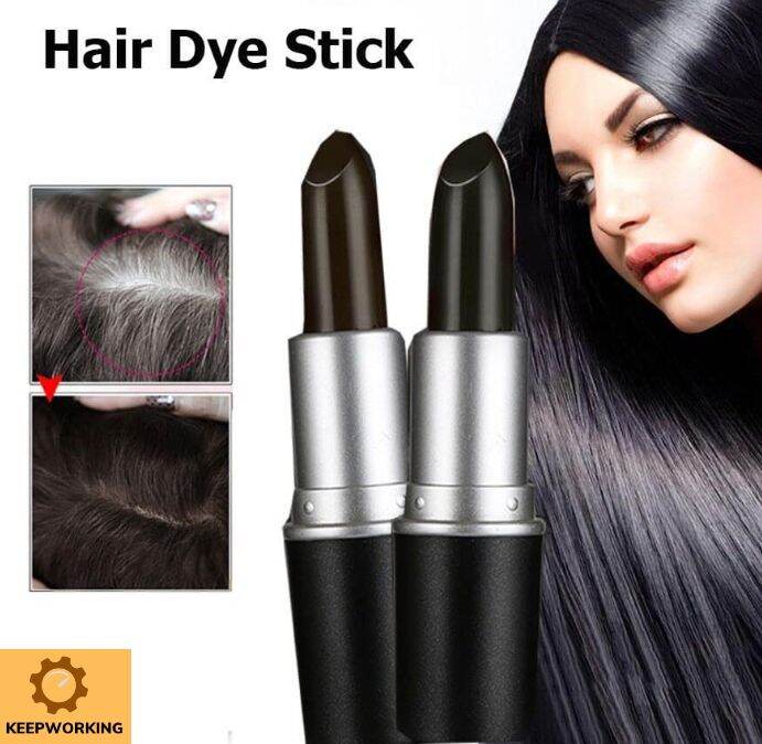 Keep Working Instant Hair Dye Color Temporary White Hair Cover | Lazada PH