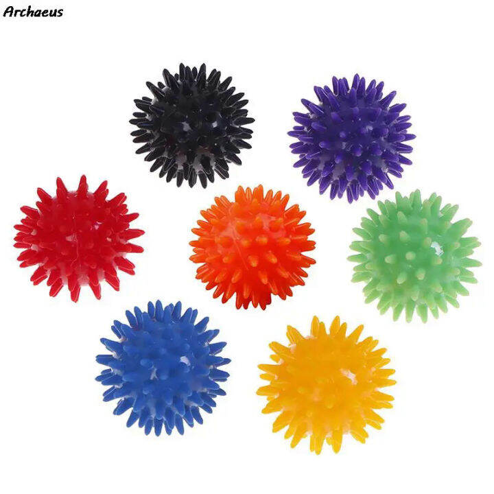 Full Body Spiky Massage Hard Stress Ball 6cm For Fitness Sport Exercise ...