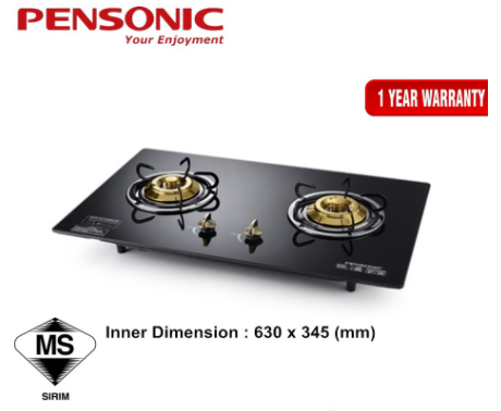 Pensonic PGH-422N Built In Hob Gas Cooker Dapur Kaca PGH422N | Lazada