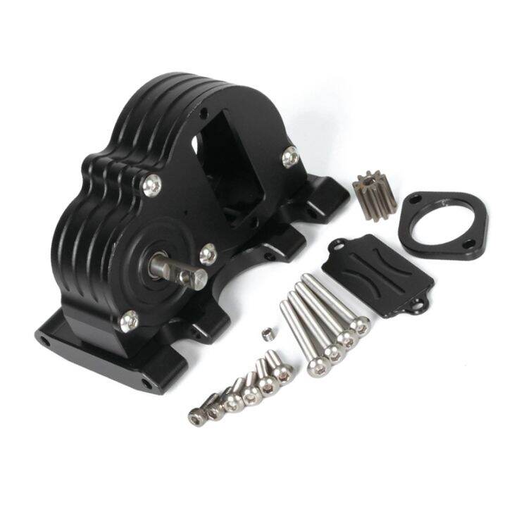 LCG Lower Center of Gravity Transmission Gearbox with Skid Plate for 1/10 RC Crawler Axial SCX10 ...