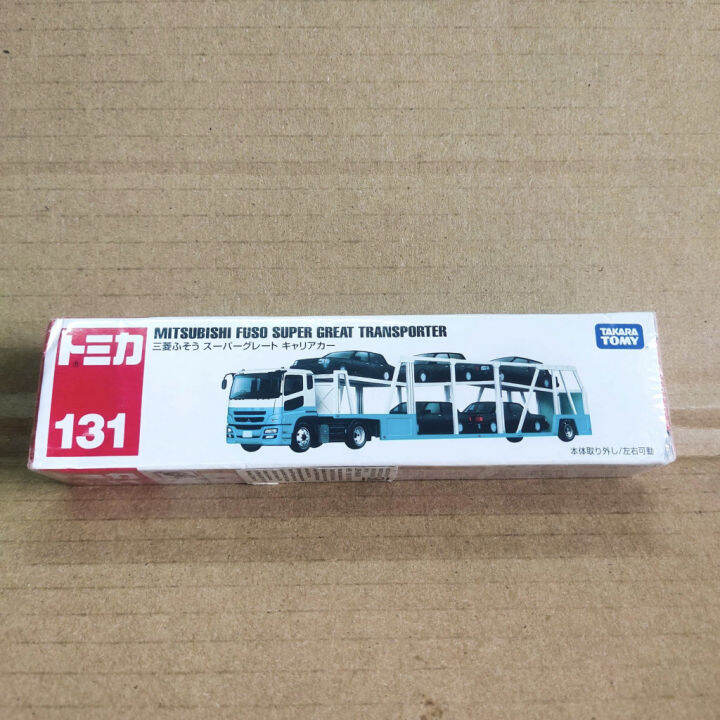 Tomica Long 131 Mitsubishi Fuso Super Great Transporter | Lazada Indonesia