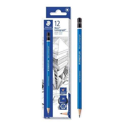 Pensil 2B Staedler/Pensil 2B/Mars Lumograph 100 | Lazada Indonesia