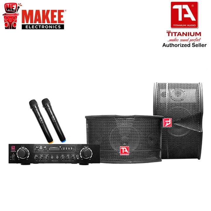 Titanium Audio TA-880 PRO COMPONENT SYSTEM SET (800 WATTS) FM, USB ...