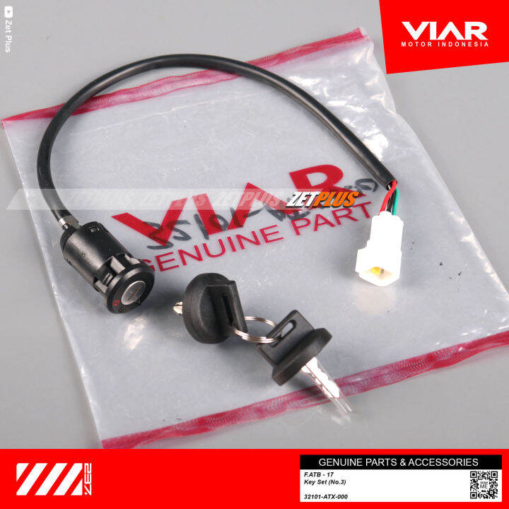 KUNCI KONTAK ATV RAZOR /key set viar/starter on-off/custom universal ...