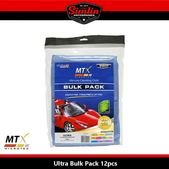 Microtex MTX ULTRA Car Care Microfiber Glass and Lens Cleaner Cloth ...