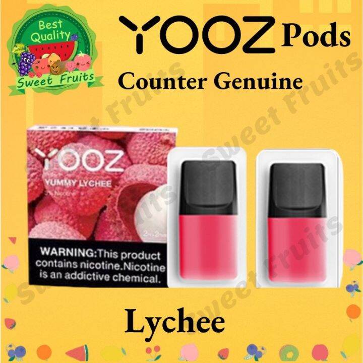 Yooz Flavor Pods 2ml x 2 - Yummy Lychee - Juice pod | Lazada PH