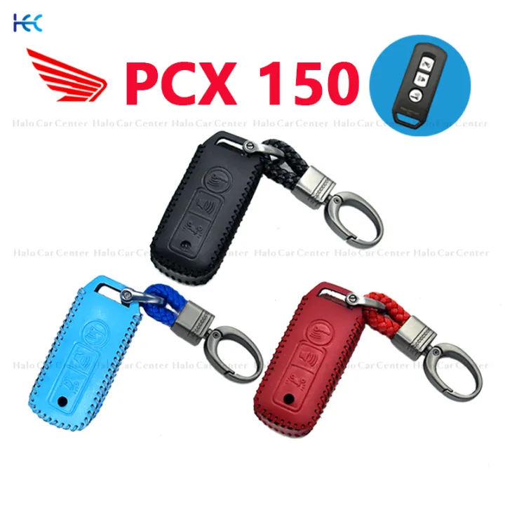 【Ready Stock】100% Genuine Leather Key Cover For Honda adv 150 honda Pcx ...