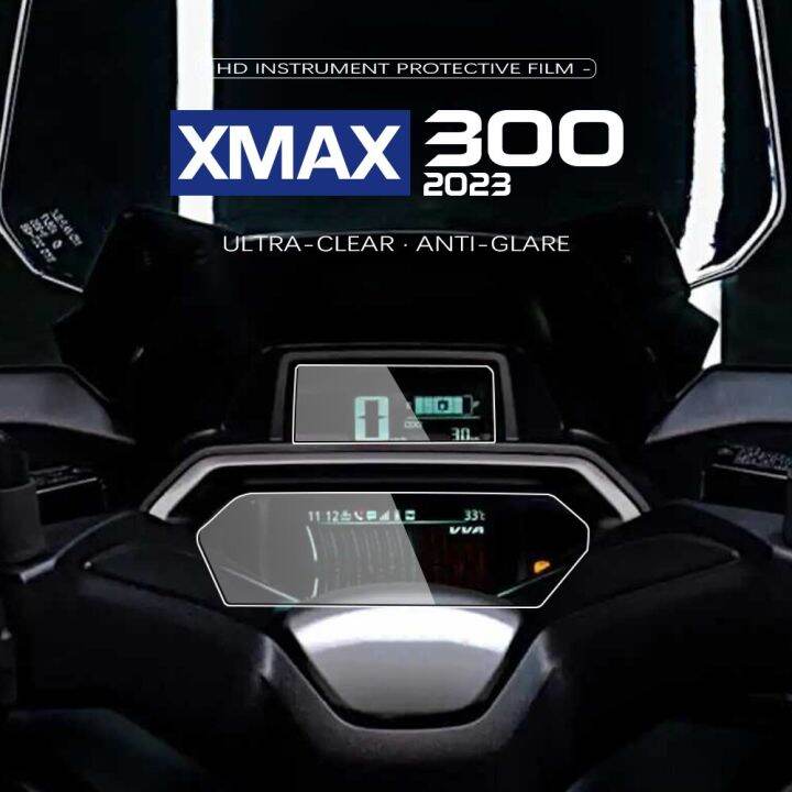 XMAX 300อุปกรณ์เสริมสำหรับยามาฮ่า XMAX300 X-MAX X สูงสุด2023แผ่นฟิล์มอุปกรณ์หน้าจอกันรอยขีดข่วน ...