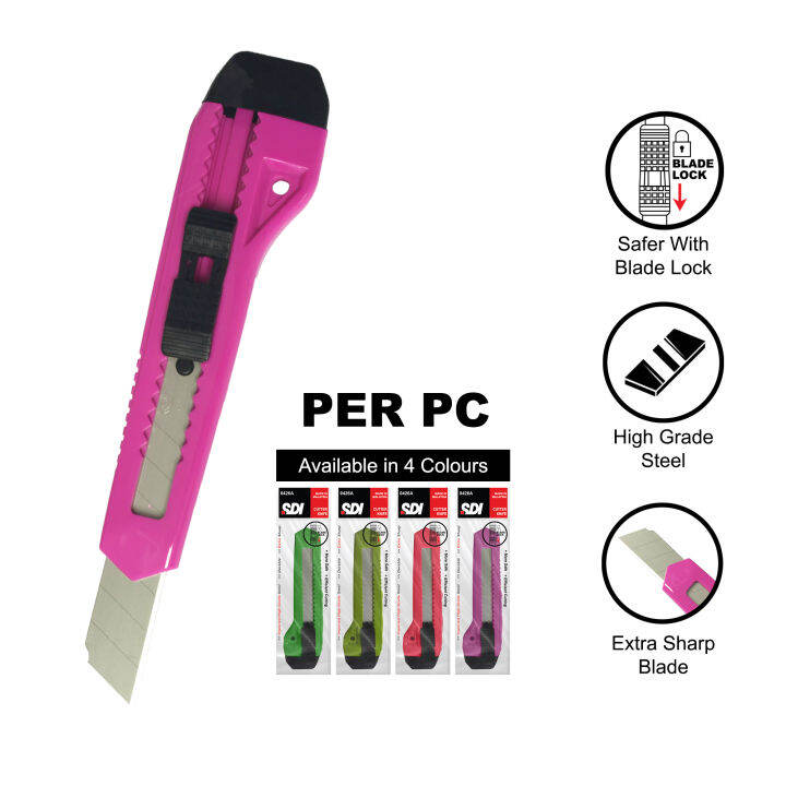 SDI 0426A 18mm Lightweight Big Cutter Knife / Pisau Pelbagai Guna | Lazada