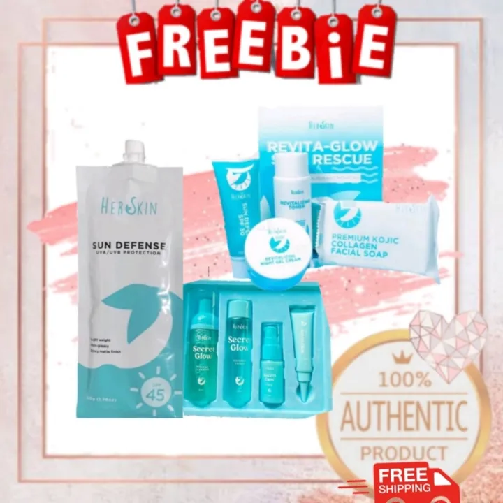 Her Skin Revita Glow Skin Rescue Complete Set Herskin Secret Glow ...