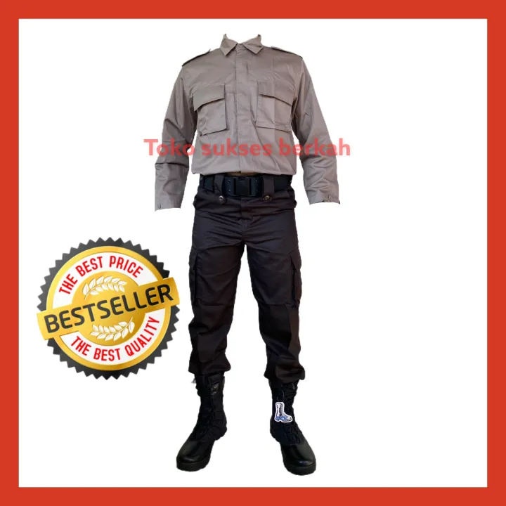 Baju Seragam PDL Satpam Terbaru / Setelan PDL Security / Seragam Satpam Lapangan | Lazada Indonesia