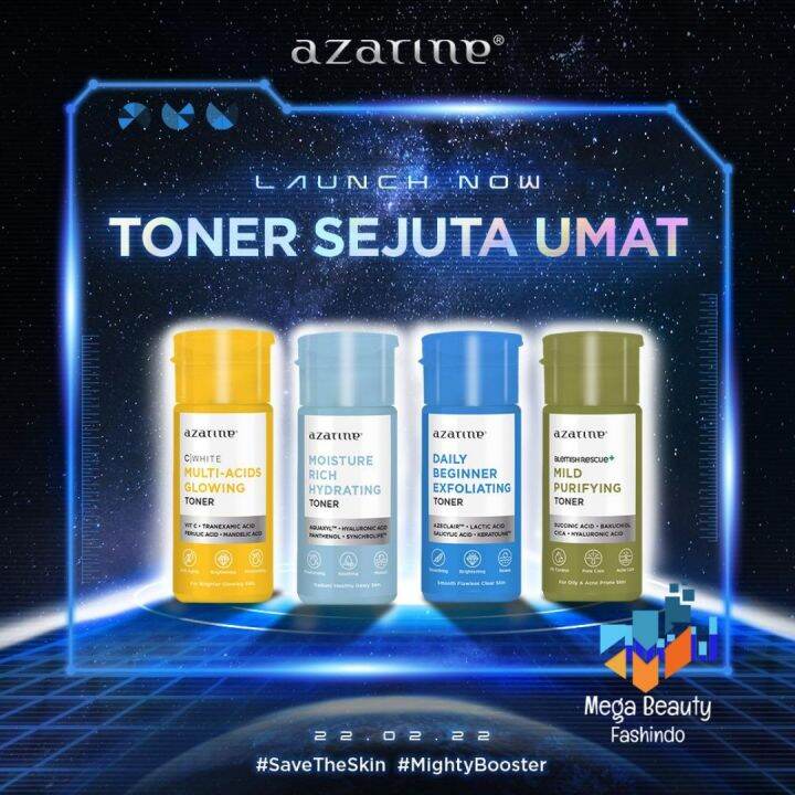 Azarine Toner Series Daily Beginner Exfoliating | Moisture Rich ...