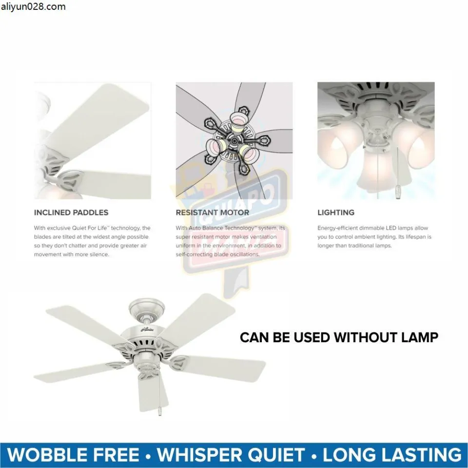 Panasonic Whisper Quiet Ceiling Fan | Shelly Lighting