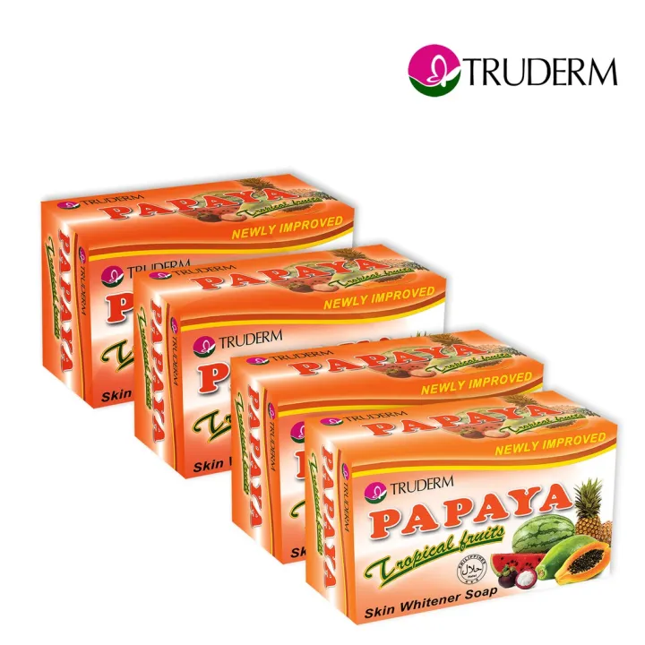 Truderm Papaya Tropical Fruits Soap | Lazada PH