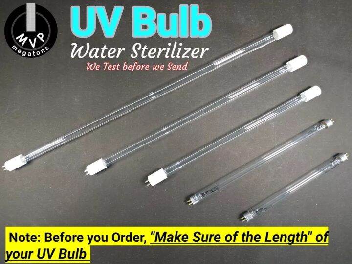 UV Bulb Water Sterilizer Filter Ultraviolet Disinfection Replacement ...