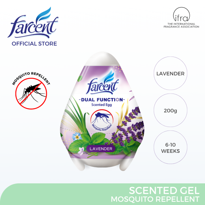 Farcent Scented Egg + Mosquito Repellent Lavender 170g | Lazada PH
