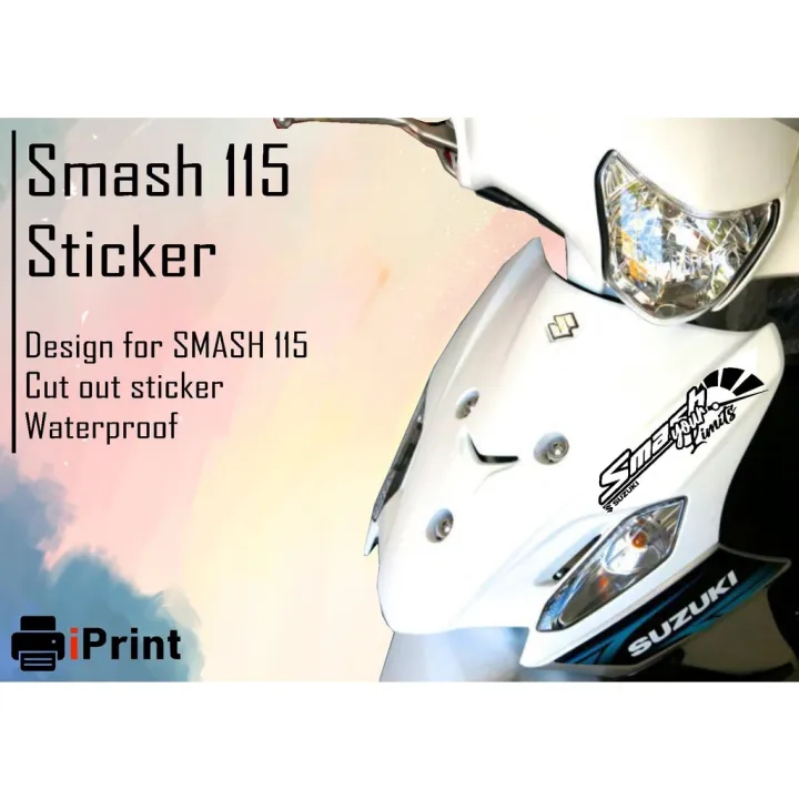 【Spot segundo】 Suzuki Smash 115 Sticker - Smash Decals, Cut out and ...