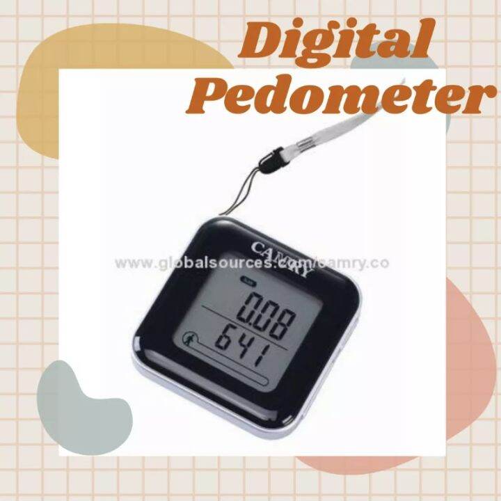 Camry Digital Pedometer 3D Sensor Daily Step Distance Calories Counter ES310 | Lazada PH