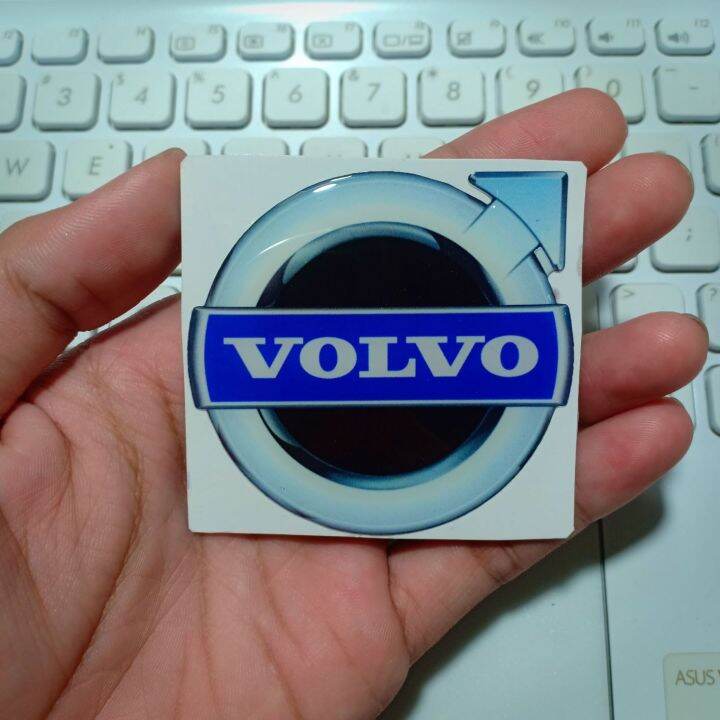 VOLVO Emblem sticker timbul resin lentur | Lazada Indonesia