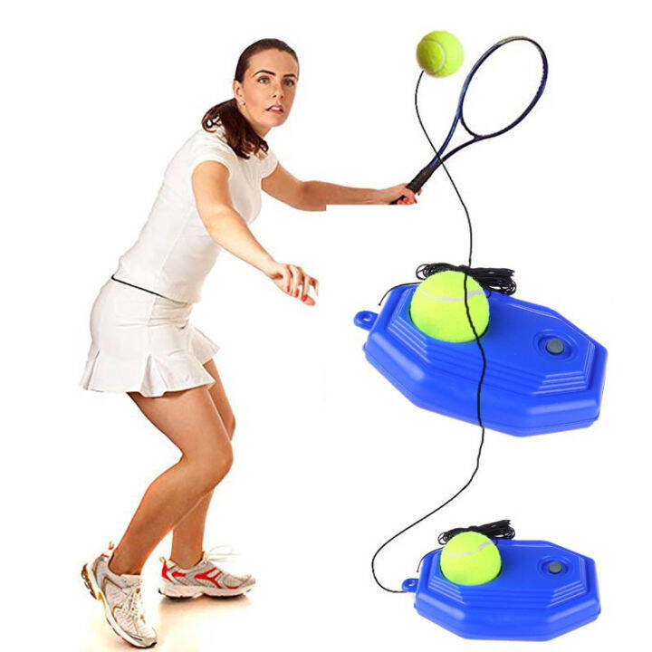 New Tennis Racket Bandminton Single Tennis Trainer Beginner Double ...