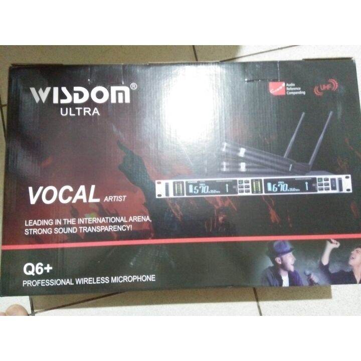 MIC WIRELESS WISDOM ULTRA Q6+ ULTRA Q6 + ( HANDHELD ) | Lazada Indonesia
