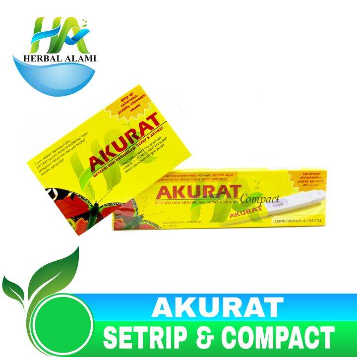 Akurat Compact & Setrip - Akurat Test Kehamilan | Lazada Indonesia