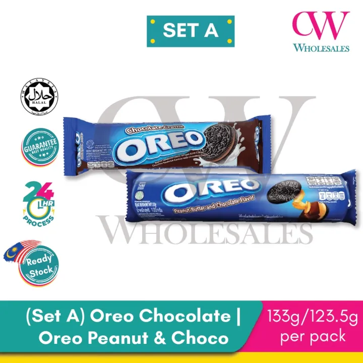 Oreo Sandwich Cookies Chocolate Creme/Strawberry Creme/Peanut ...