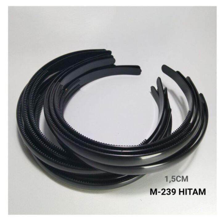 Bando Rambut Polos Marcella Hitam dan Warna Anak dan Dewasa | Lazada ...