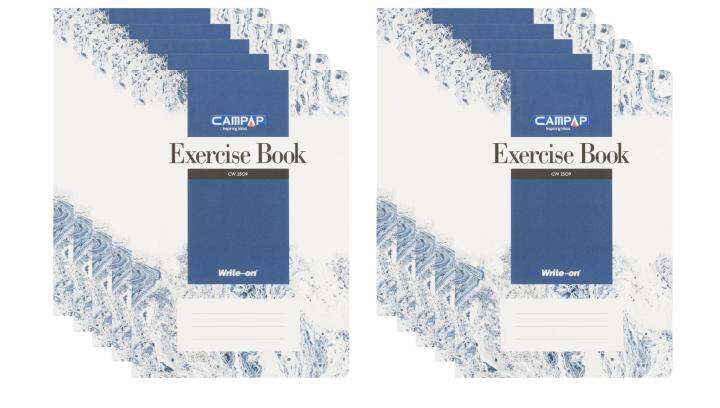 Campap Write-on Exercise Book A4 100 Pages 70gsm 10 Books/Pkt School ...