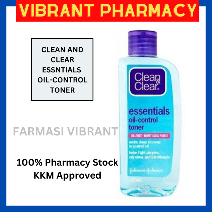 Clean & Clear Essentials Oil-Control Toner (100ml) | Lazada